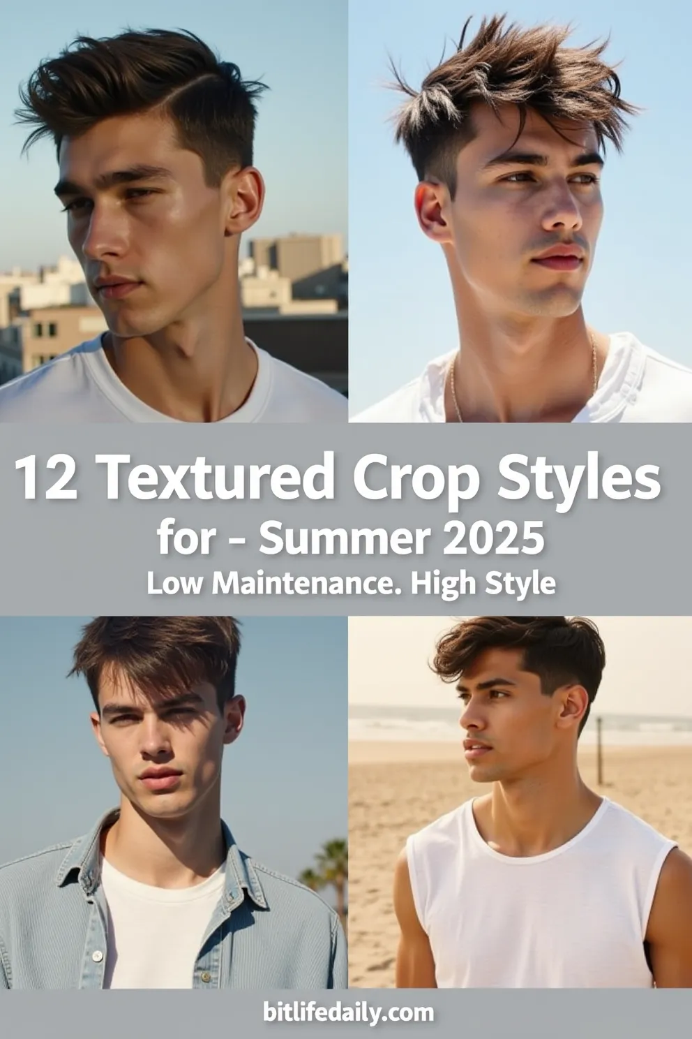12 Textured Crop for Men Summer 2025: Effortless Style Guide