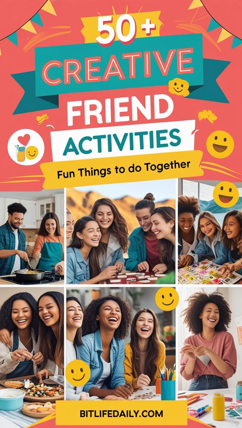 Creative Friend Activities: 50+ Things to Do Together