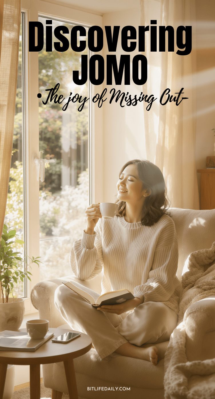 Discovering JOMO: Why the Joy of Missing Out is Your Path to Genuine ...
