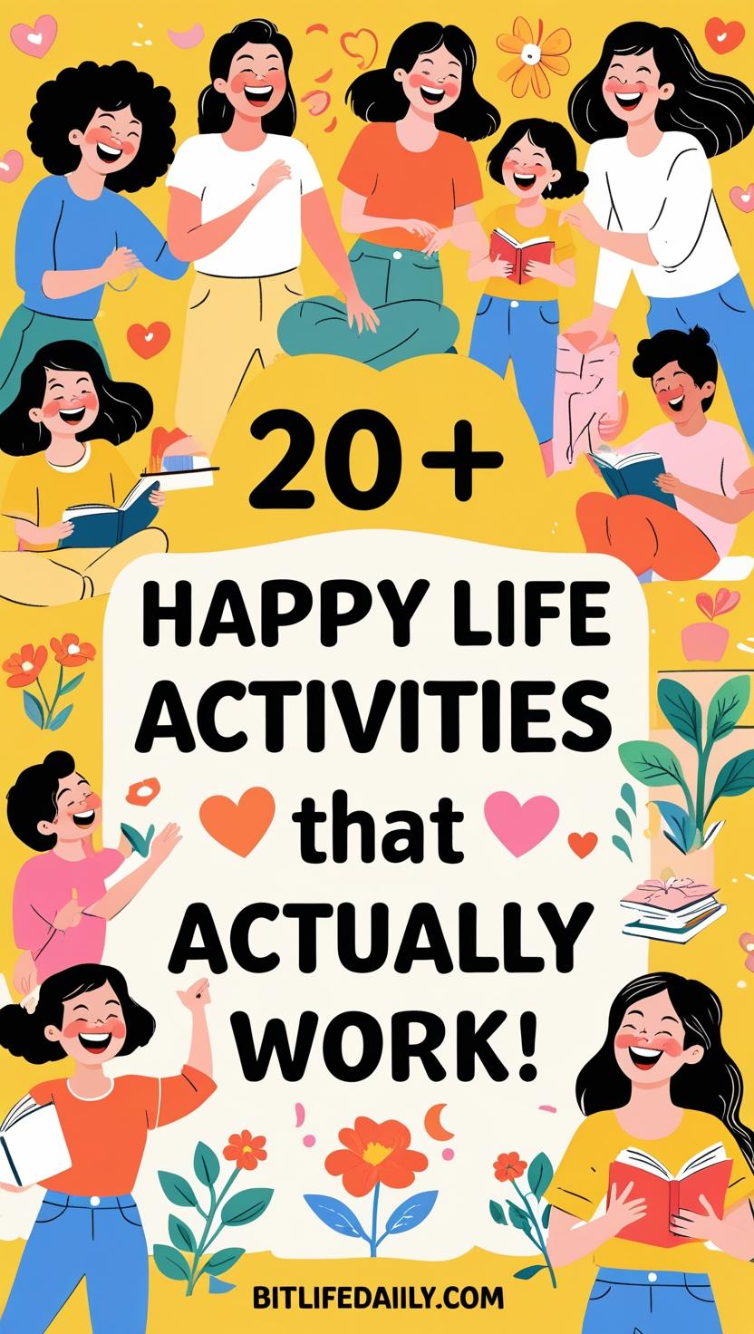 20+ Happy Life Activities: Things That Make You a Happy Person