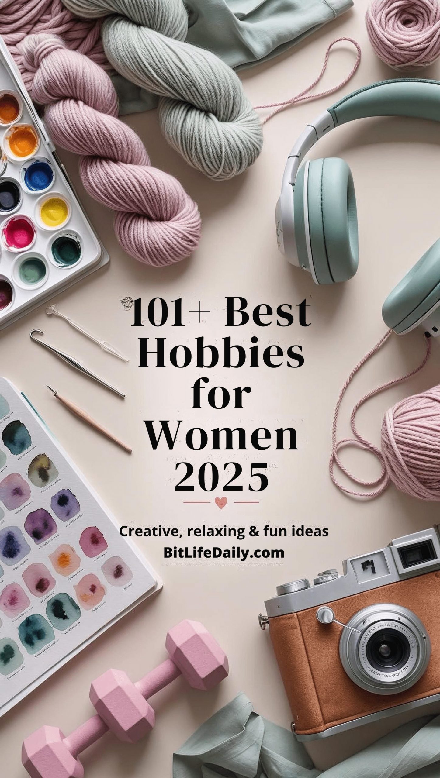 101+ Best Hobbies for Women to Start in 2025 (Creative, Fun & Relaxing)