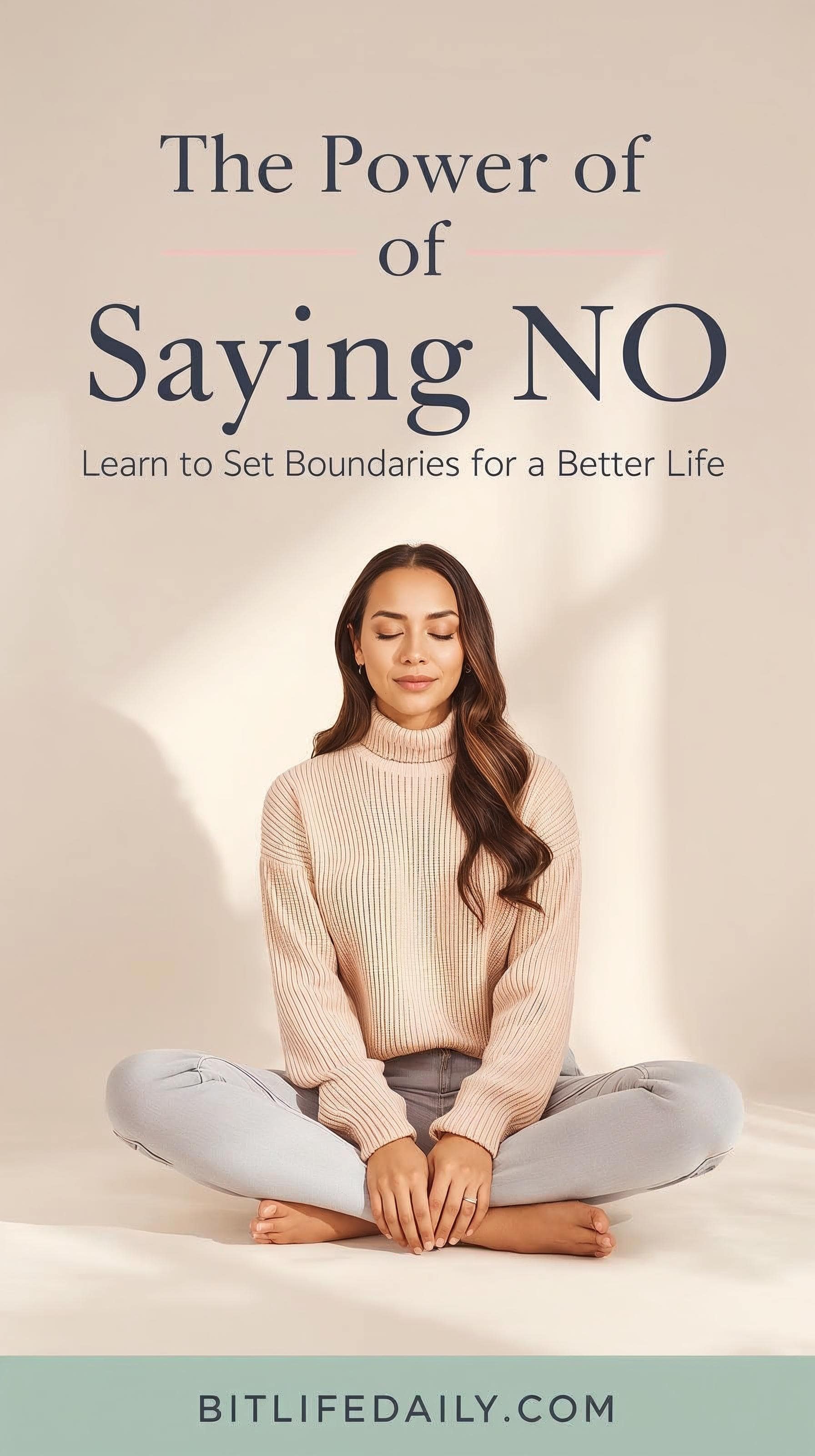 The Power of Saying No: Setting Boundaries for a Better Life 🌿